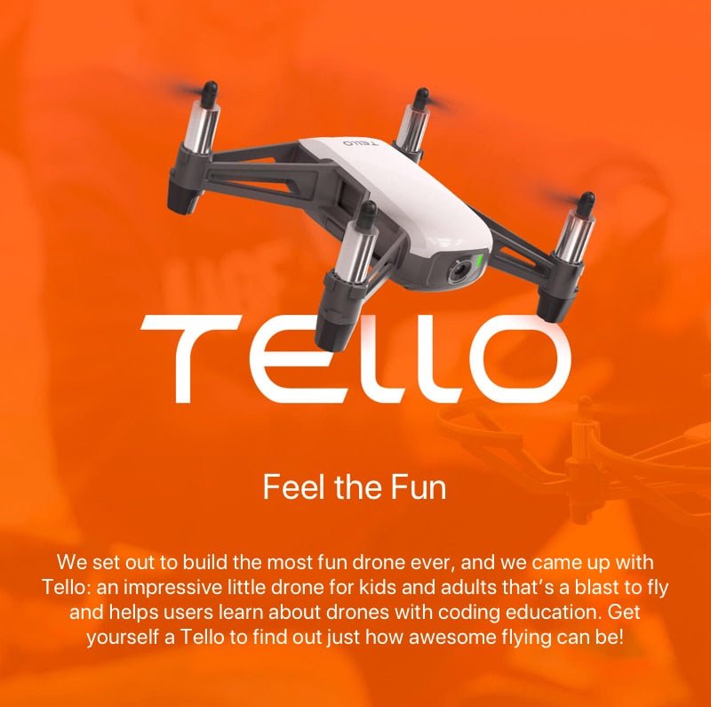 DJI Tello FPV Drone with 720P HD Transmission Camera – Ripe Pickings